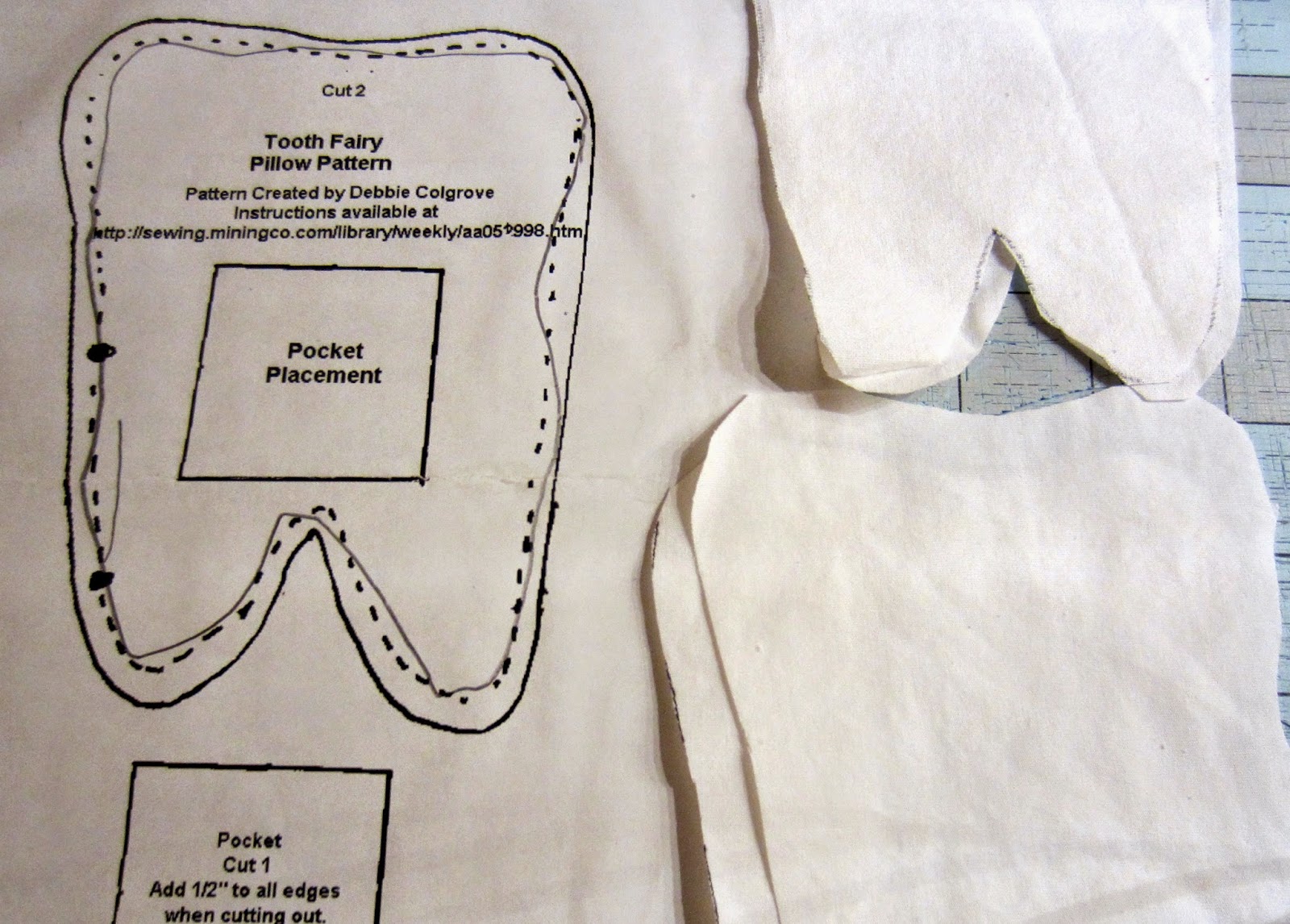 Molly B Quilts: Tooth Fairy Pillow