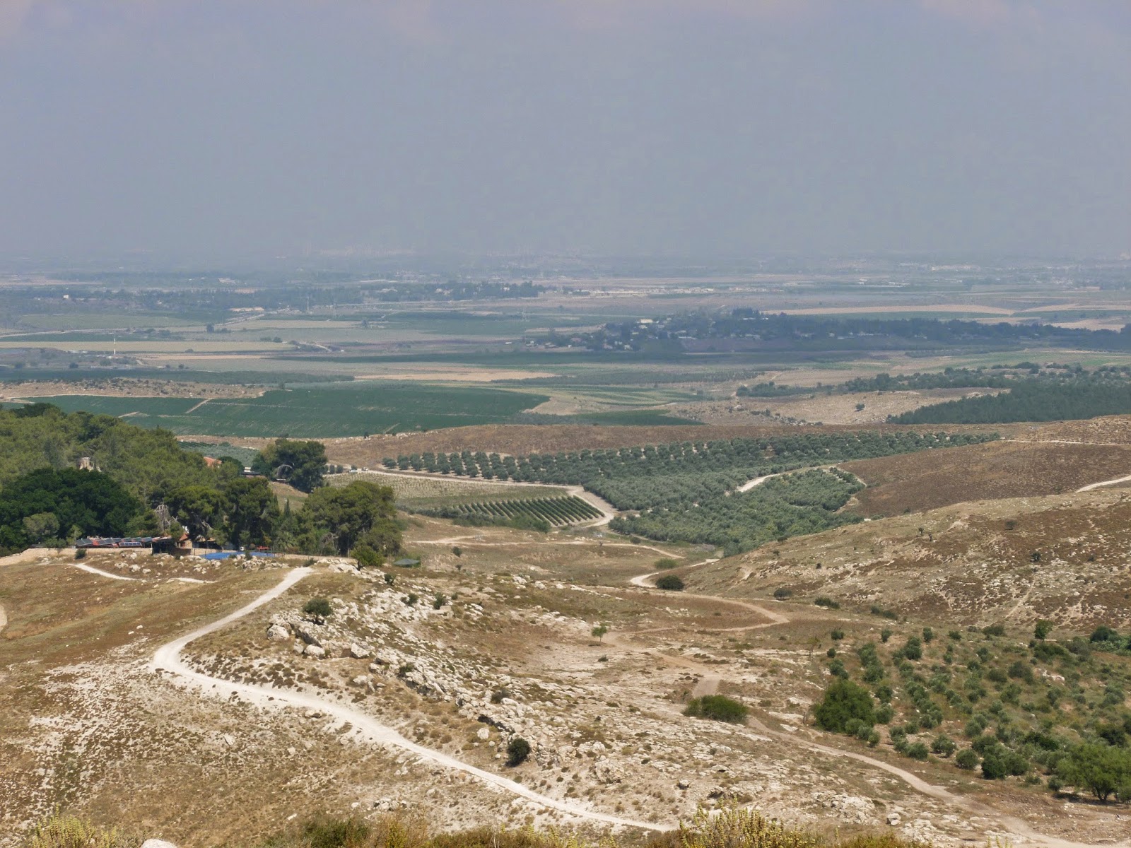 Hiking in Israel: June 11, Wednesday - Samson, David, and Goliath