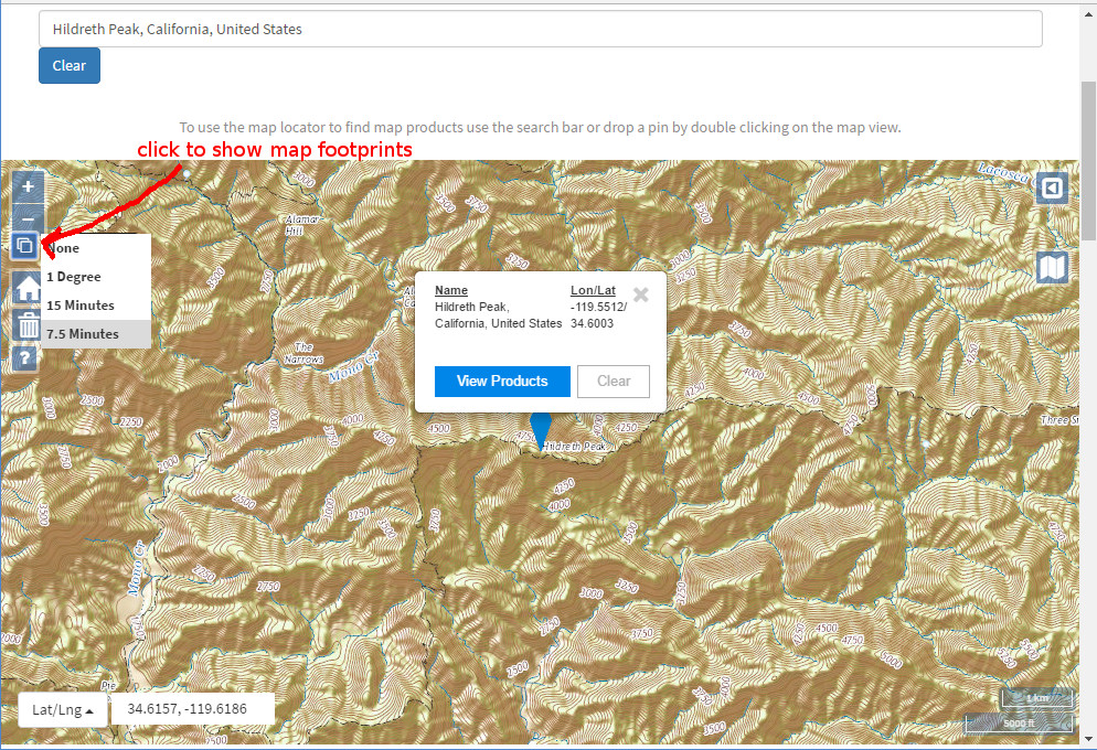 HOWTO: download USGS maps
