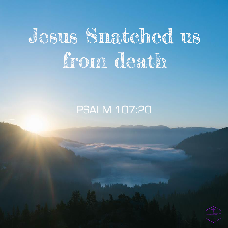 I-utibe: He snatched us from death