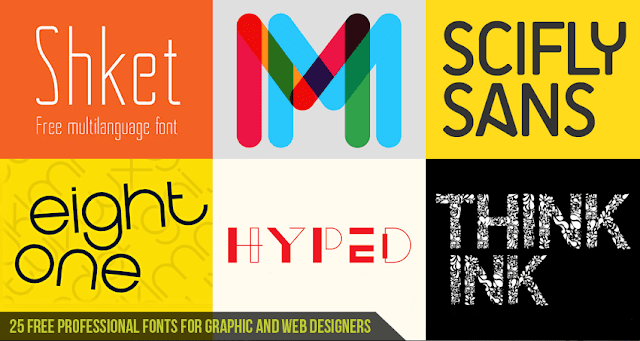CGfrog: 25 Free Professional Fonts for Graphic and Web Designers