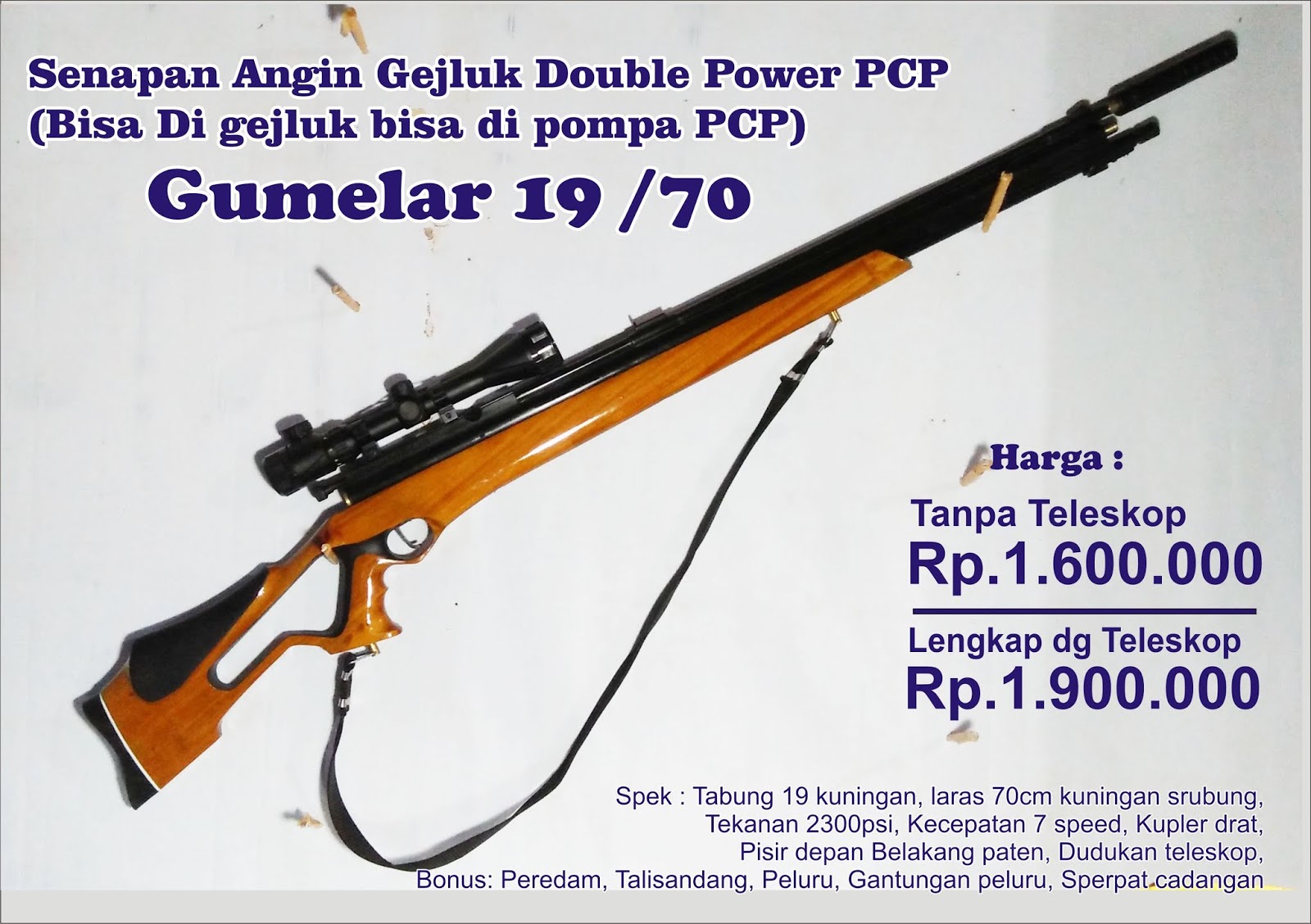 Jual senapang angin gejluk 4.5.5 Kota Medan Sumatera Utara