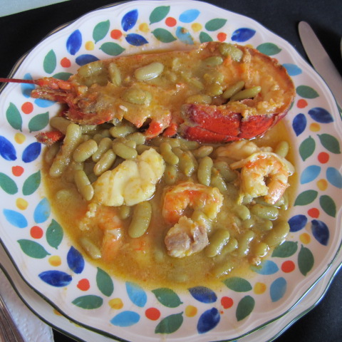 LAS RECETAS DE LA NENA: VERDINES CON BOGAVANTE