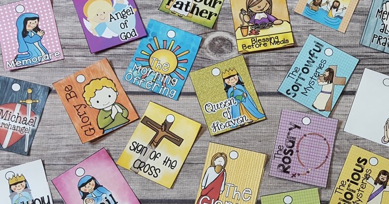 Catholic Prayer Reward Tags | Sara J Creations