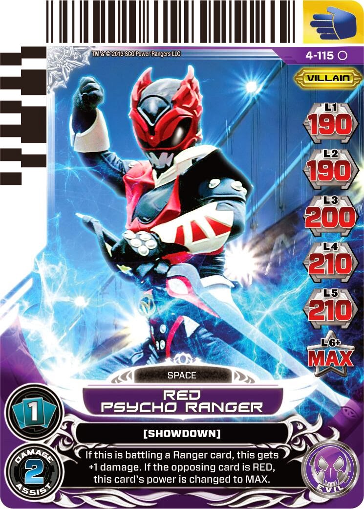 Power Rangers Card Battle Series 4 - Cards Info