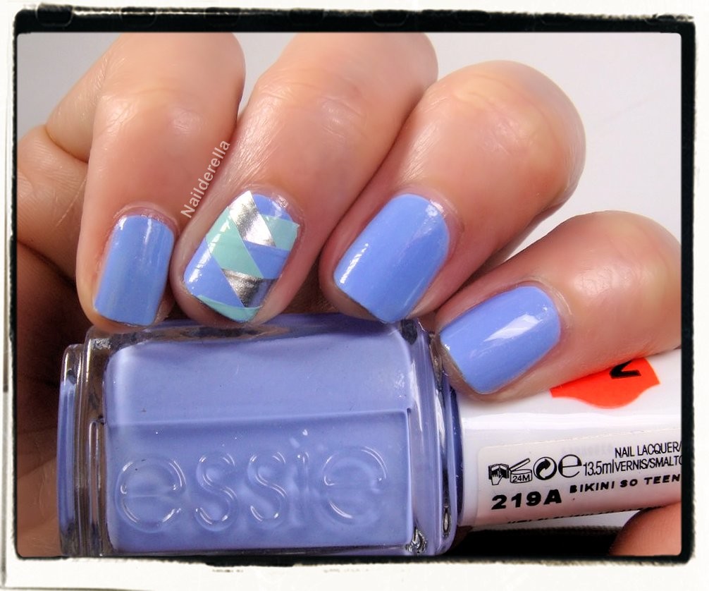 Sunday Nail Battle: Fishtail braid nails - Nailderella