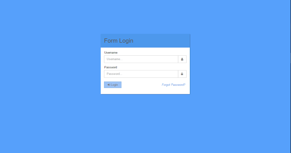 Cara Membuat Form Login Yang Keren - Point Website
