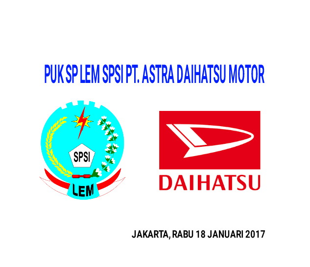Pelantikan PUK FSP LEM SPSI Astra Daihatsu Motor