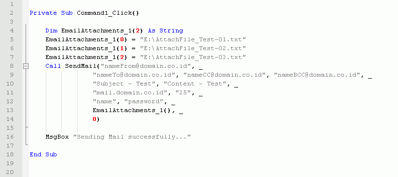 sharing: How To Send Mail Using CDO Visual Basic