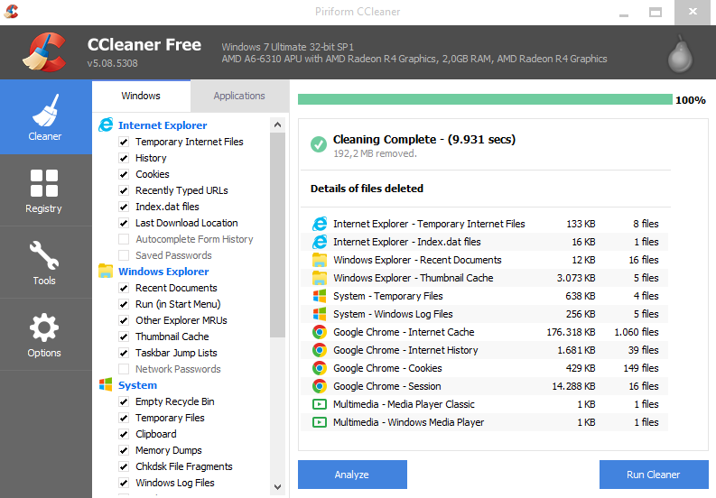 CCleaner adalah Pembersih Junk File Terbaik - TeknoSee