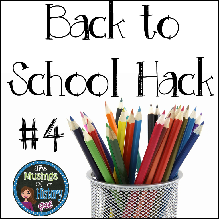 Back to School Hack #4 - History Gal