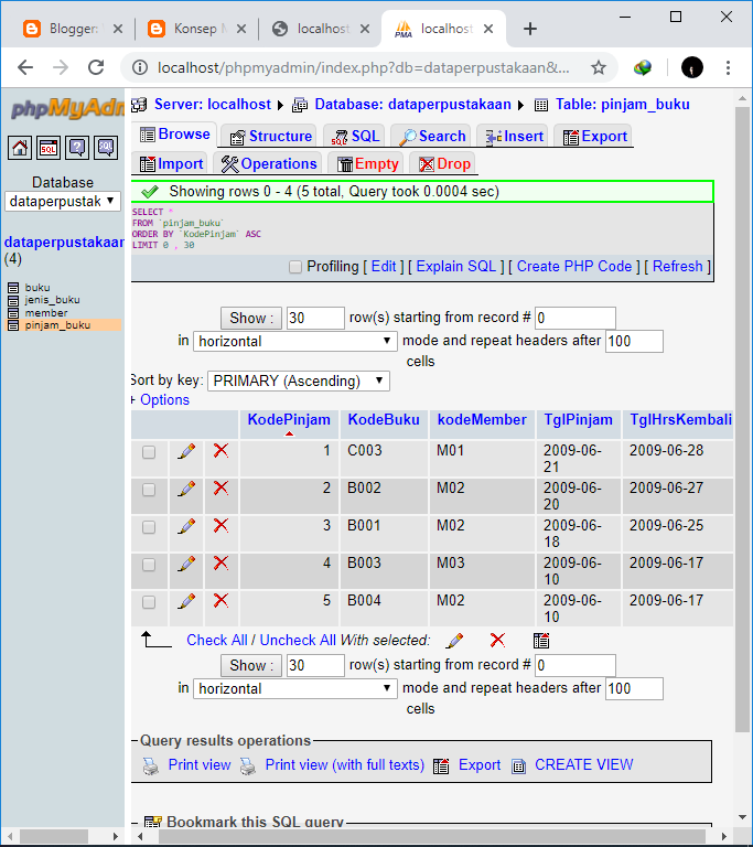 pemrograman JOSS: MEMBUAT TABEL DALAM HTML by VISUAL STUDIO CODE