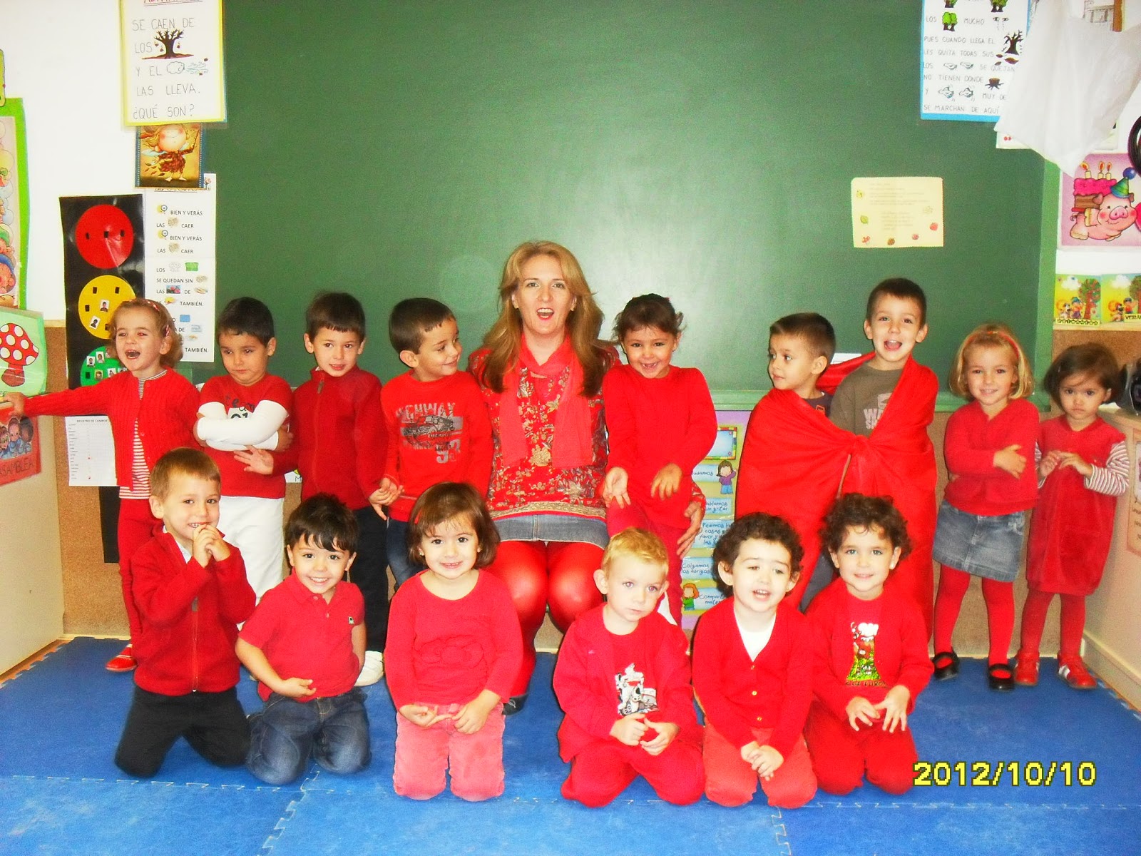 MI AULA DE INFANTIL: FIESTA DEL COLOR ROJO