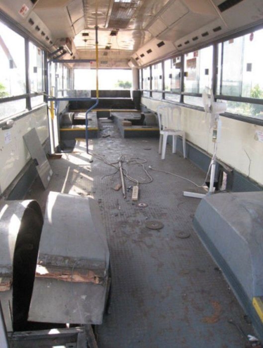 Welcome To Pioneer Writers: A Damaged Bus Converted into Luxury House