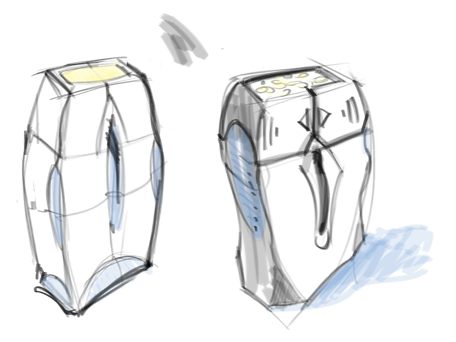 ID render: Sketching a flash light