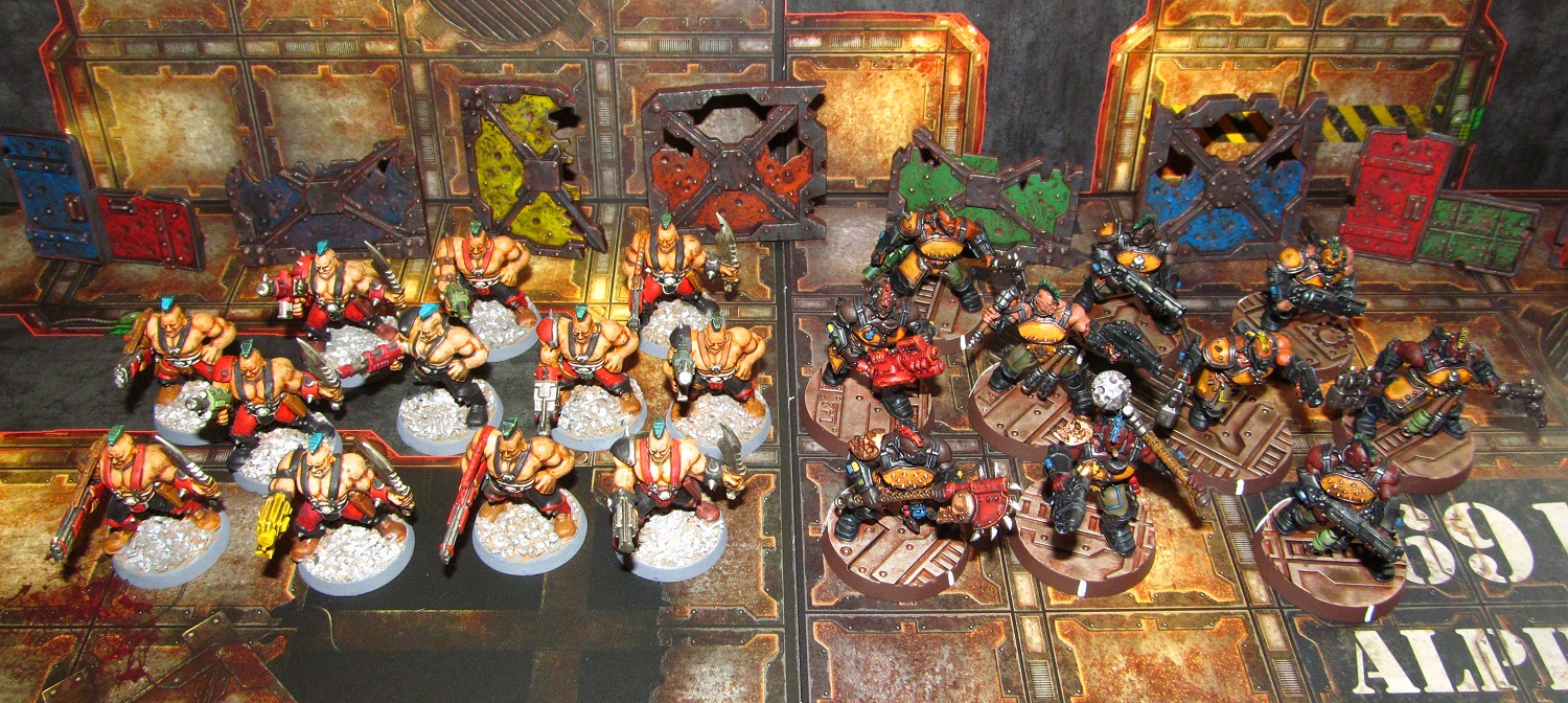 Drunken Samurai Painting Blog: Necromunda - Old vs. New Goliath Models