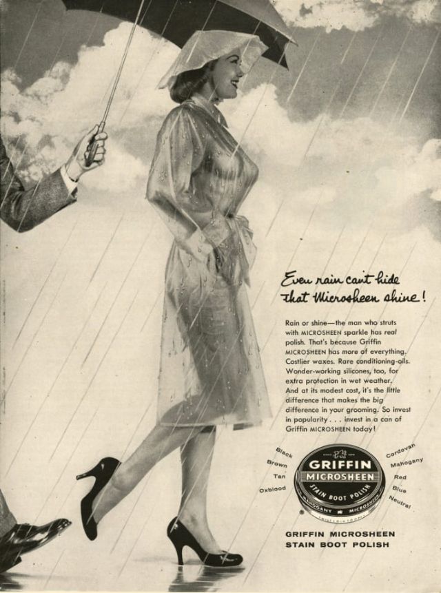 Griffin Microsheen Used to Have Some Interesting Shoe Polish Ads in the ...