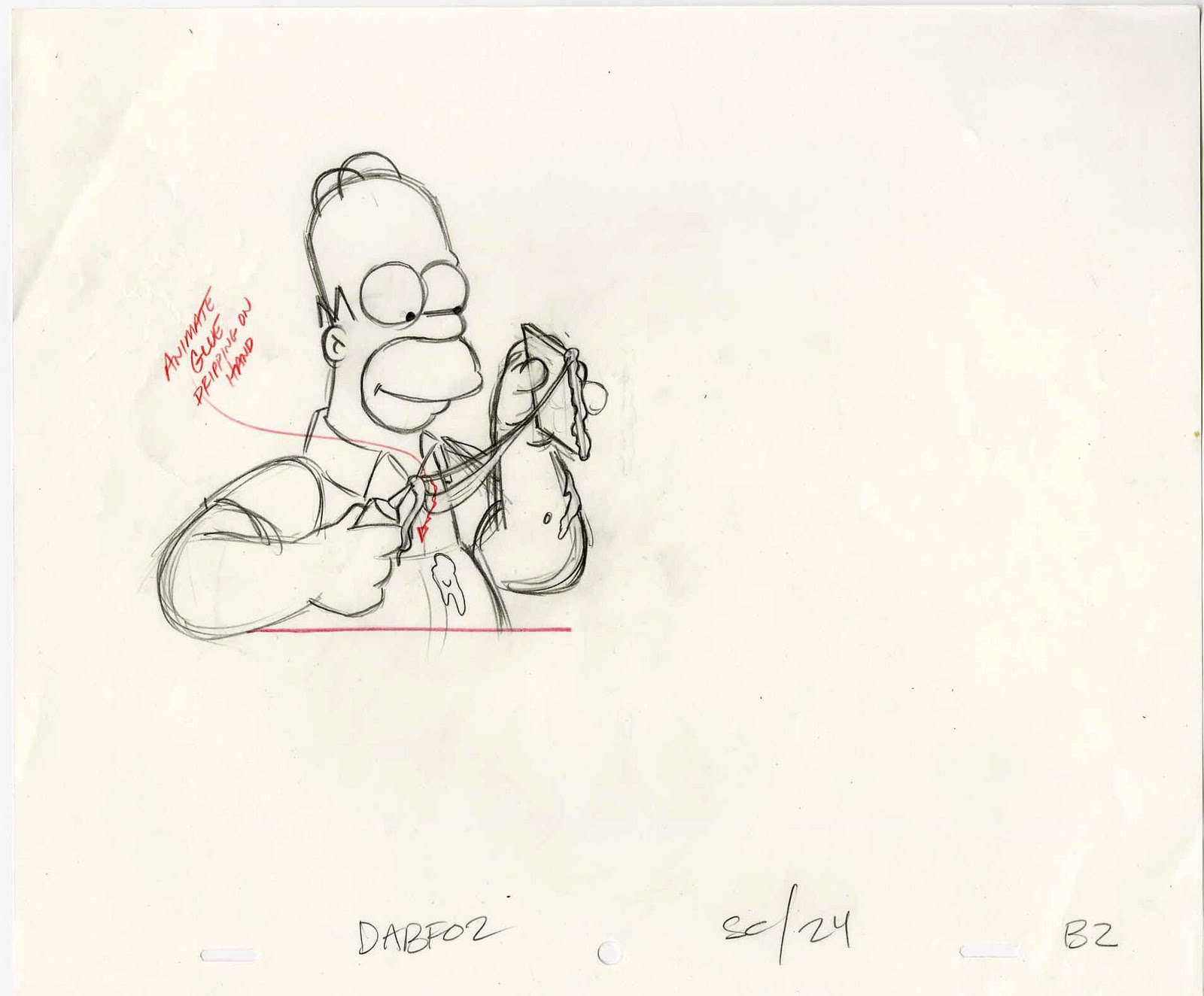 Living Lines Library: The Simpsons (TV Series 1989– ) - Production Drawings