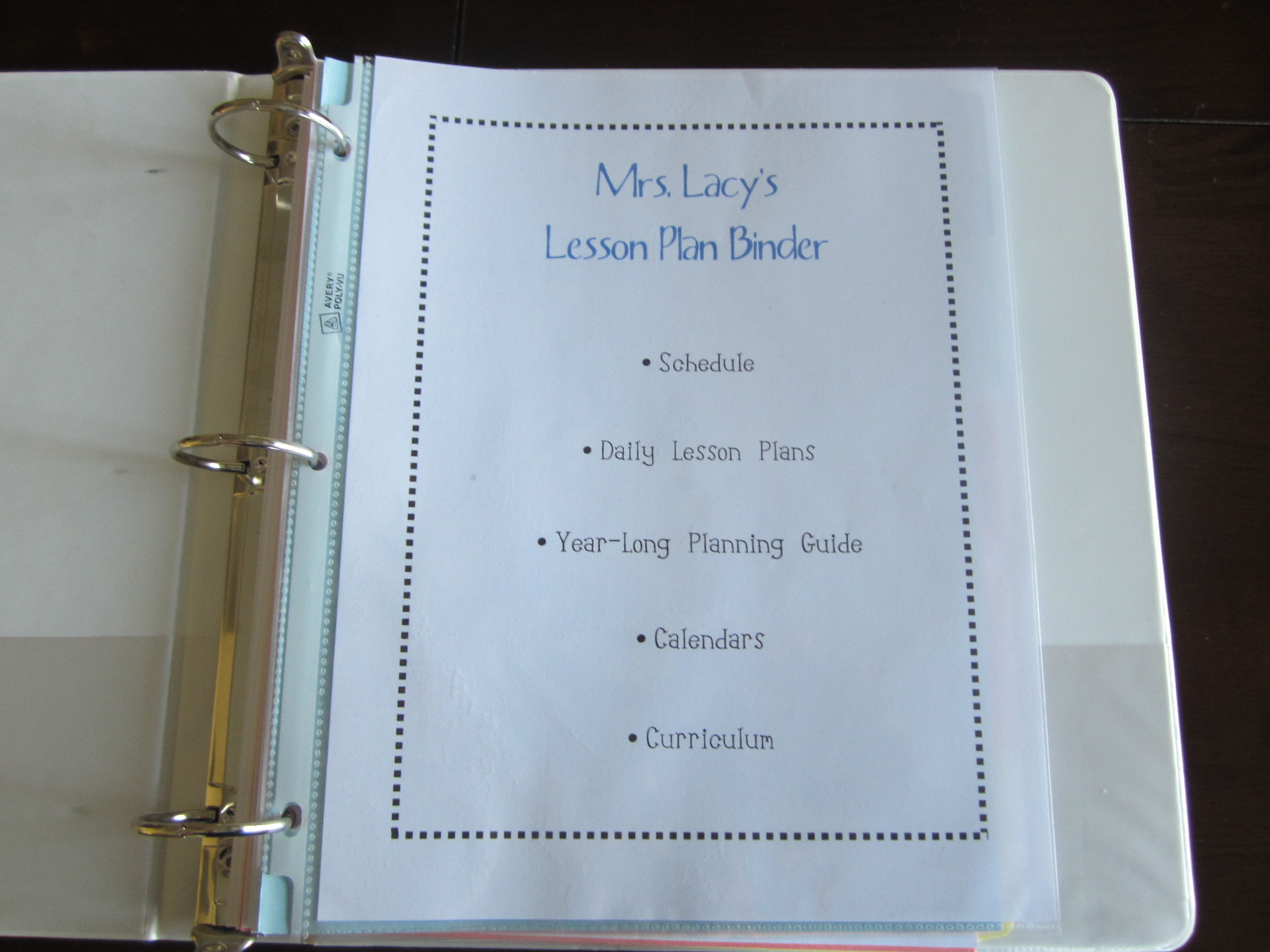 Lacy's Letters: Lesson Plan Binder