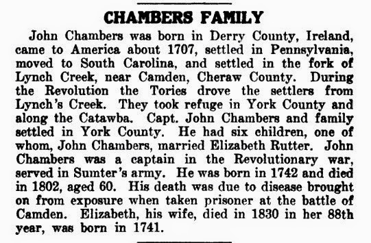 Amy’s Family History: Captain John Chambers - 52 Ancestors in 52 Weeks ...