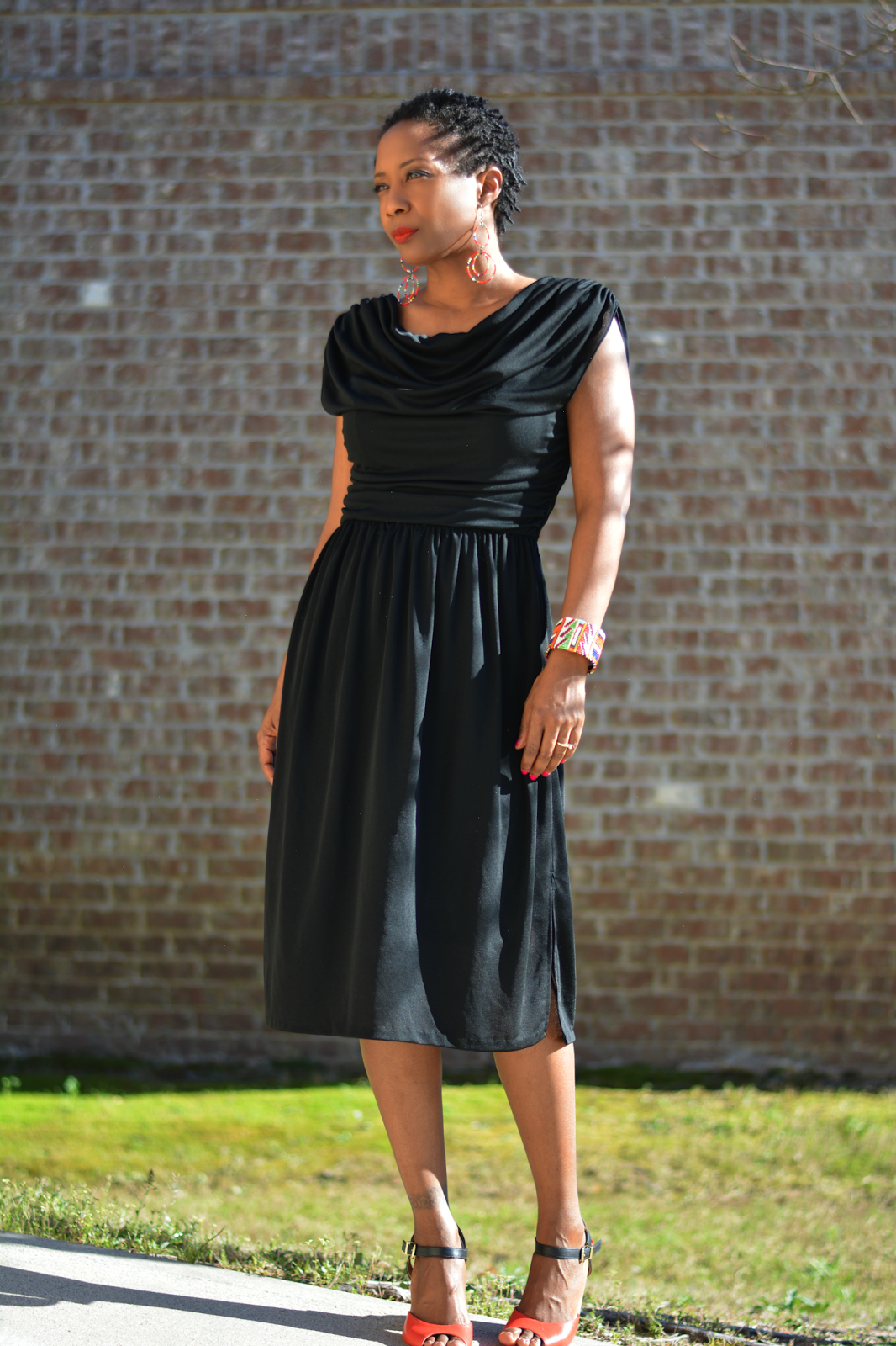 Just A Dollar Vintage Dress | Thriftanista in the City