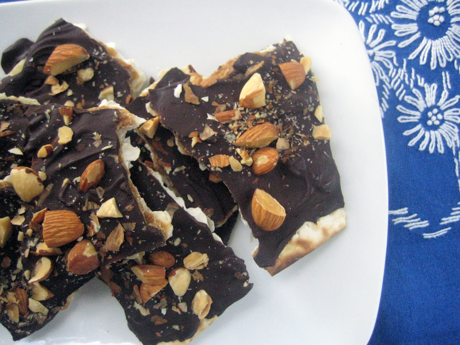 Blue Kale Road: Matzah Almond Roca