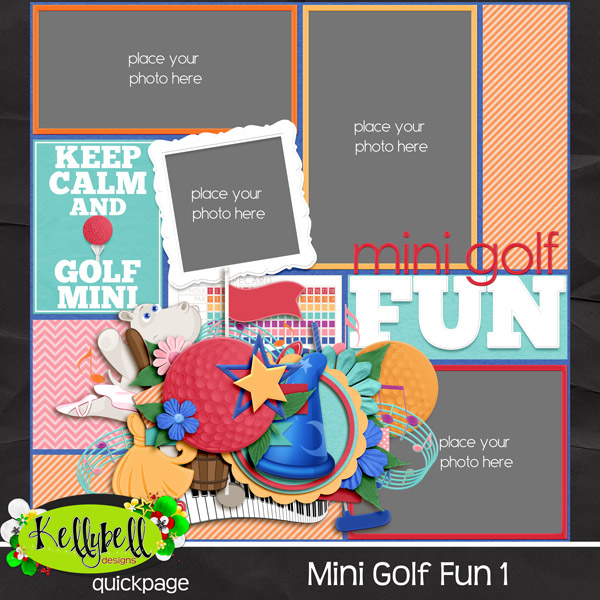 Digital Layouts by 3BluEyedBabies: New Mini Golf Kit & Pocket Perfect ...
