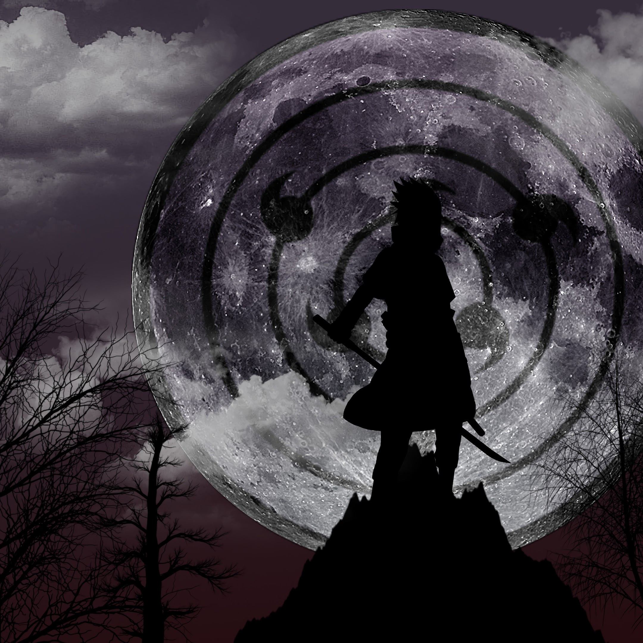 Sasuke Uchiha, Rinnegan, Sharingan, 4K, #11 Wallpaper PC Desktop