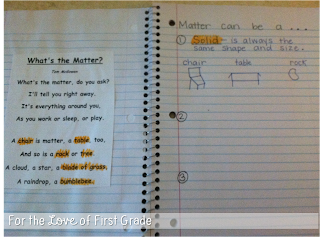 For the Love of First Grade: What's the Matter?