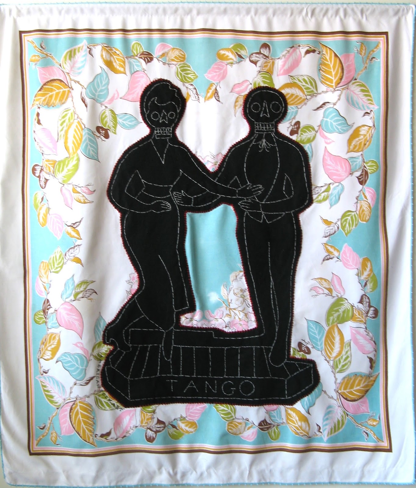the textile blog: The Artist Mary Mazziotti - Laughter in the Face of Death