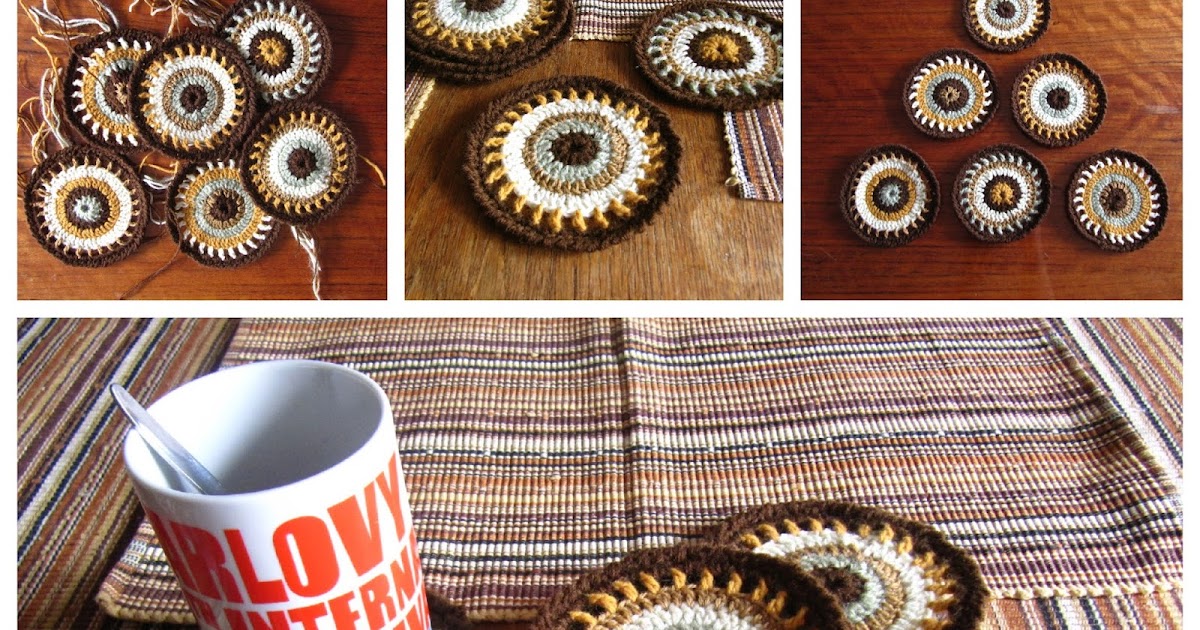 Svět podle Zdeňky: Háčkované podtácky