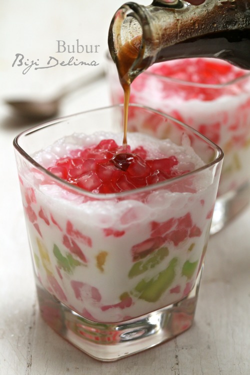 Bubur Biji Delima - masam manis