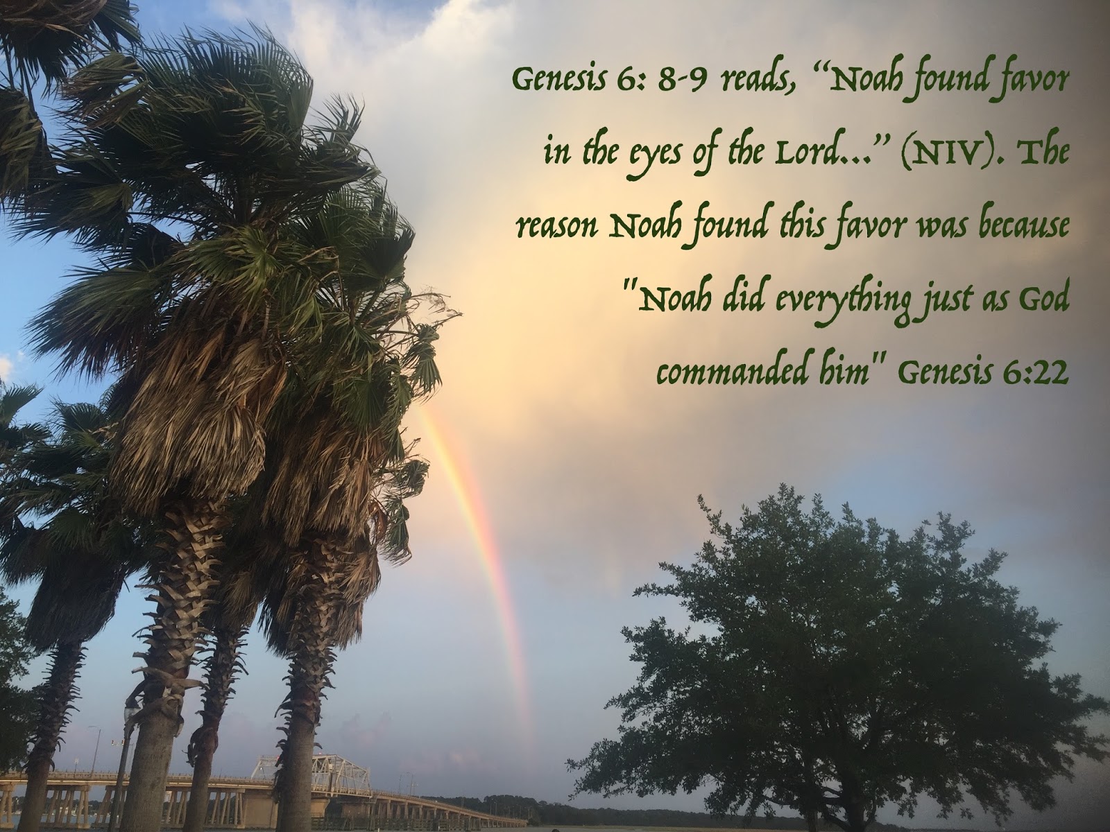 My Strength: Genesis 6:8-9; 22 - "Take My Life"