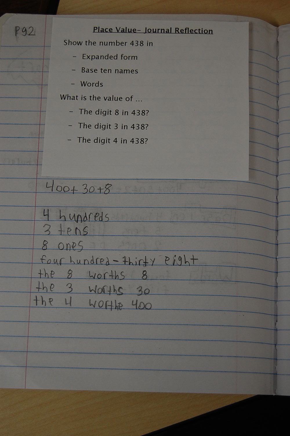 Thinking of Teaching: Math Routines and Settling In