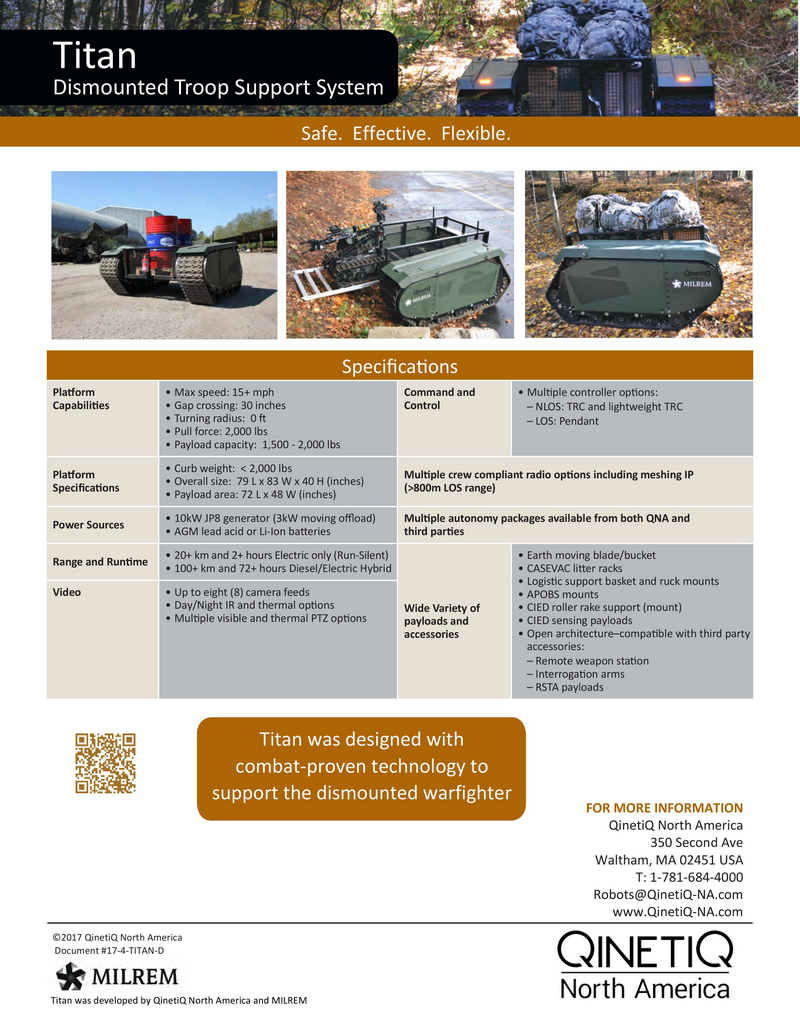 desarrollo defensa y tecnologia belica: Titan Unmanned Ground Vehicle ...