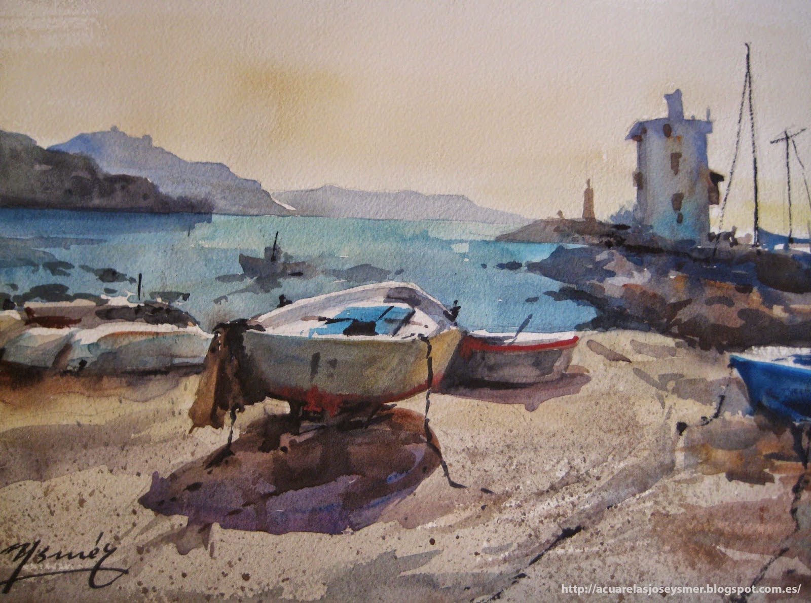 Acuarelistas granadinos contemporaneos: Ysmér, José María