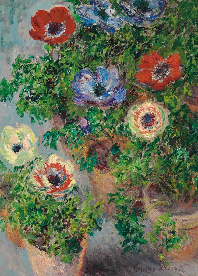 Claude Monet (1840-1926) Nature morte aux anémones, 1885 Private ...