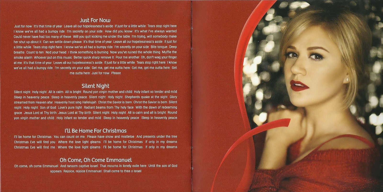 Encarte: Kelly Clarkson - Wrapped in Red (Deluxe Edition) - Encartes Pop