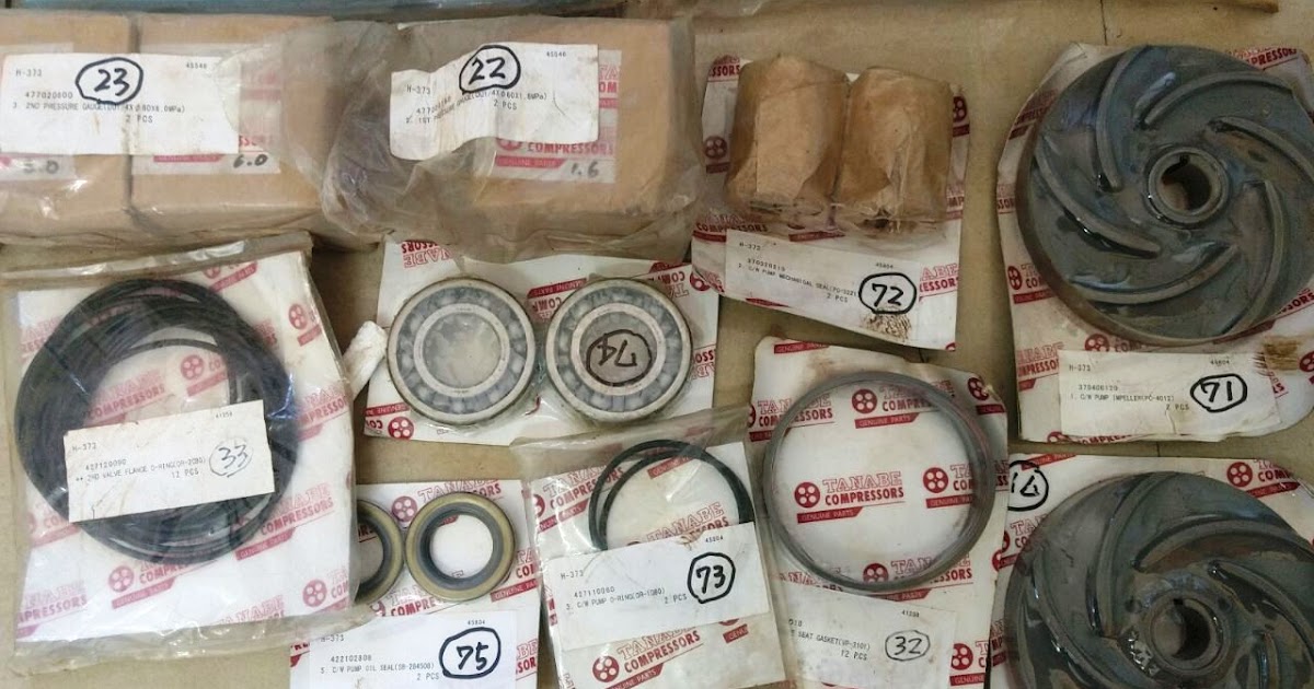 SN SHIP SPARE: TANABE H73 /H74 Air Compressor