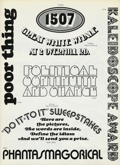 Tenth Letter of the Alphabet: Alphabets: Photo-Lettering Inc. Catalogs