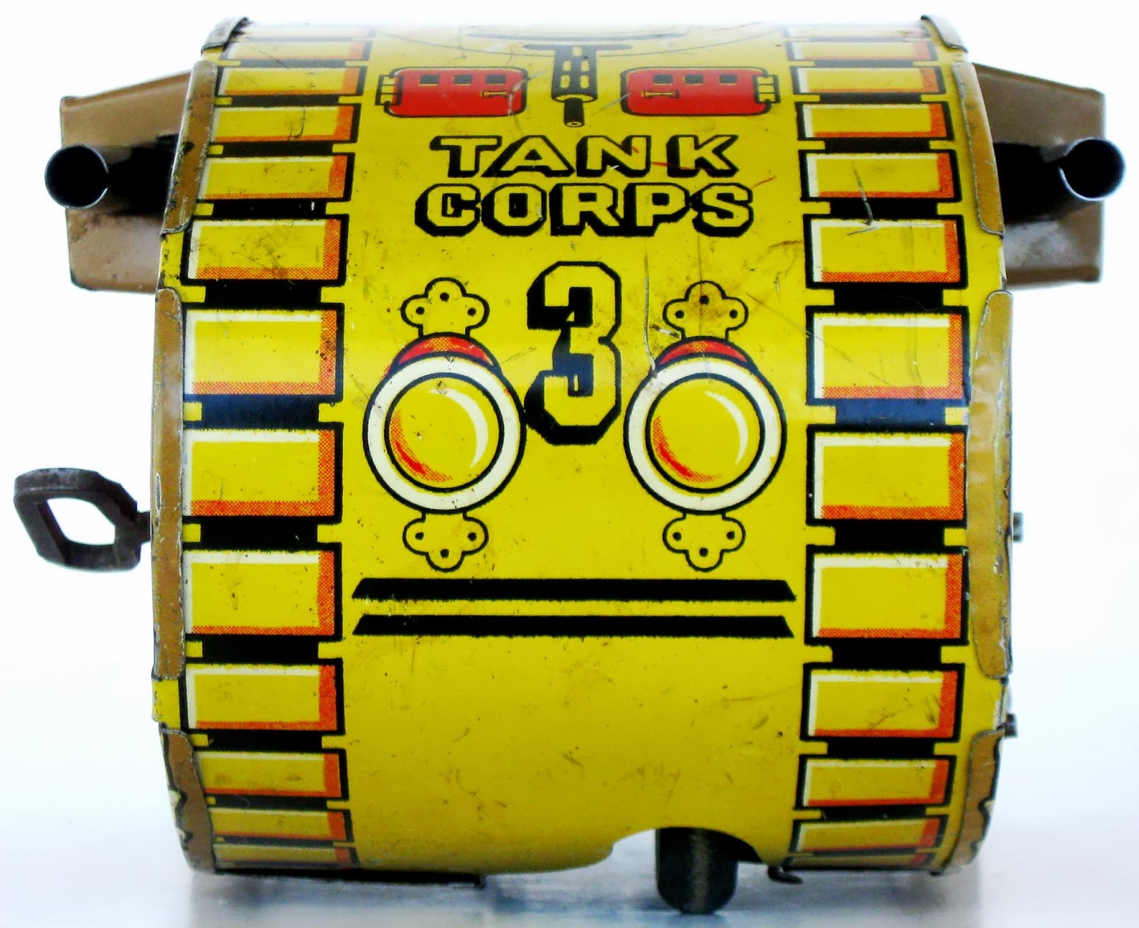 Toys and Stuff: Marx 1938 U.S. Army Tank No. 3 Turnover Tank