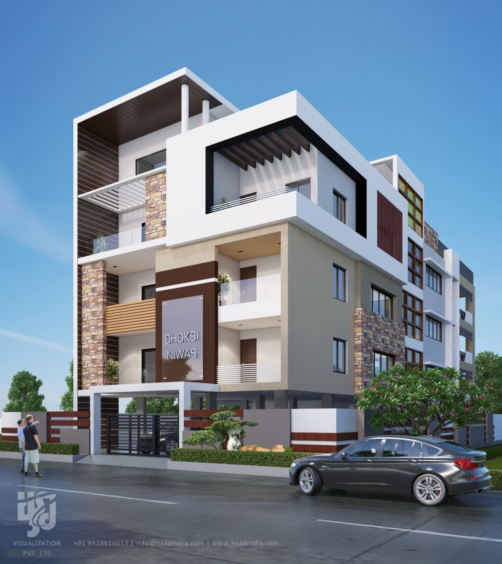 3D EXTERIOR DESIGN DAY RENDERINGS