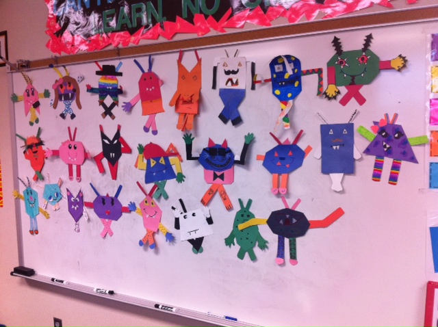 The Patchwork Teacher: Geometry Monsters