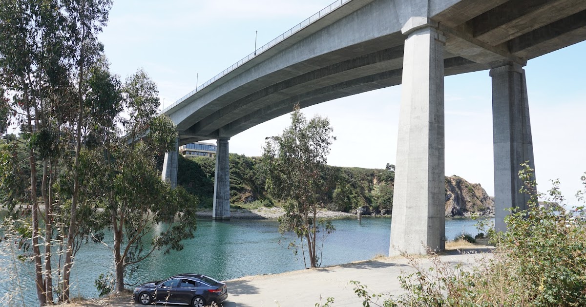 Bridge of the Week: Mendocino County, California Bridges: Highway 1 Bridge across the Noyo River