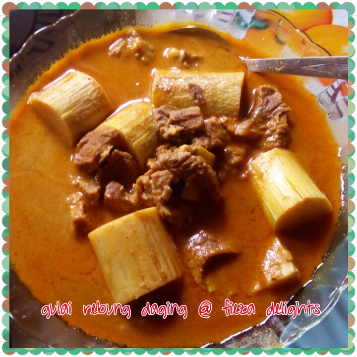 FIEZA DELIGHTS: GULAI REBUNG DAGING SIMPLE TAPI SEDAP...
