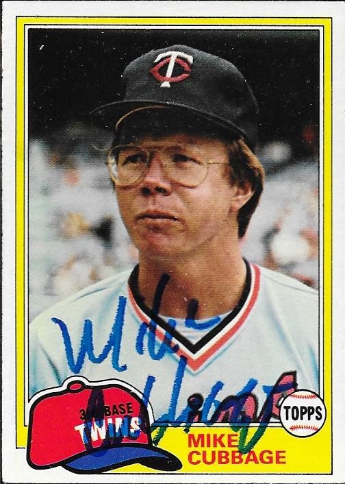 foul bunt: TTM Success - Mike Cubbage