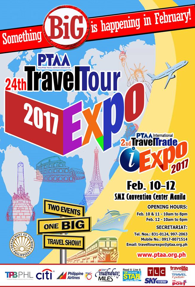Manila Shopper: 24th Travel Tour Expo at SMX MOA: Feb 2017