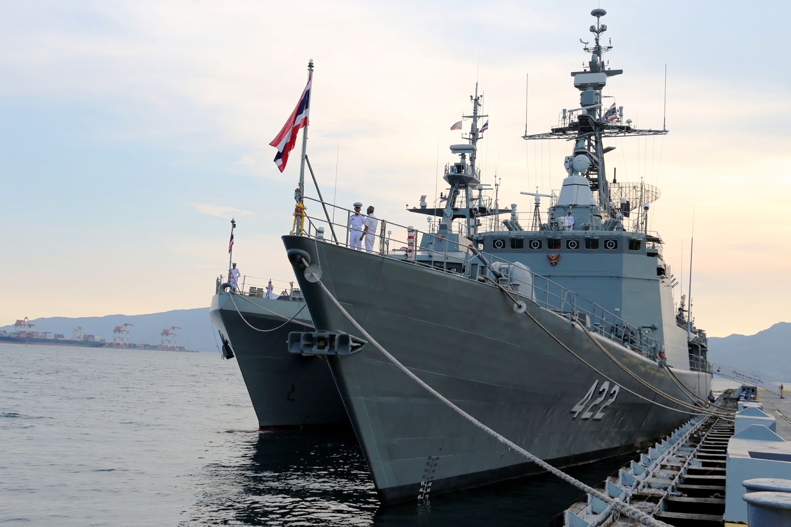 Royal Thai Navy vessels, Japanese destroyer in Subic for goodwill visit ...