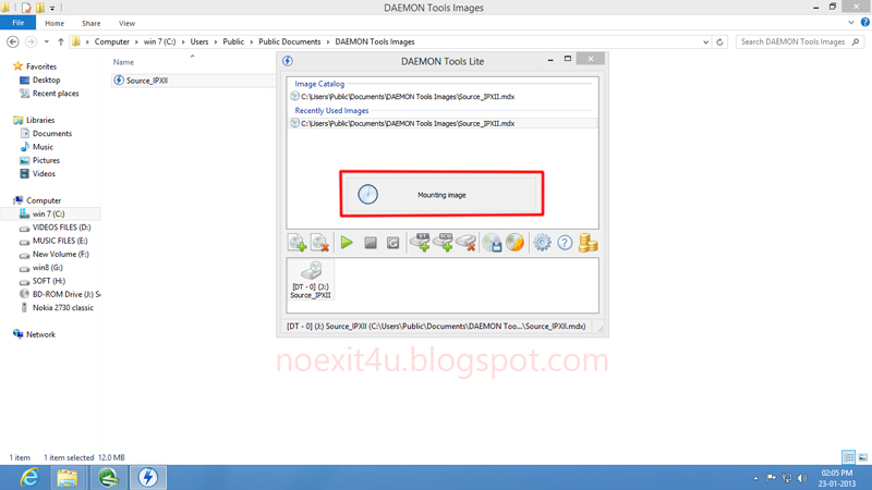 HOW TO MOUNT DISC IMAGE USING DAEMON TOOL ~ noexit4u.com