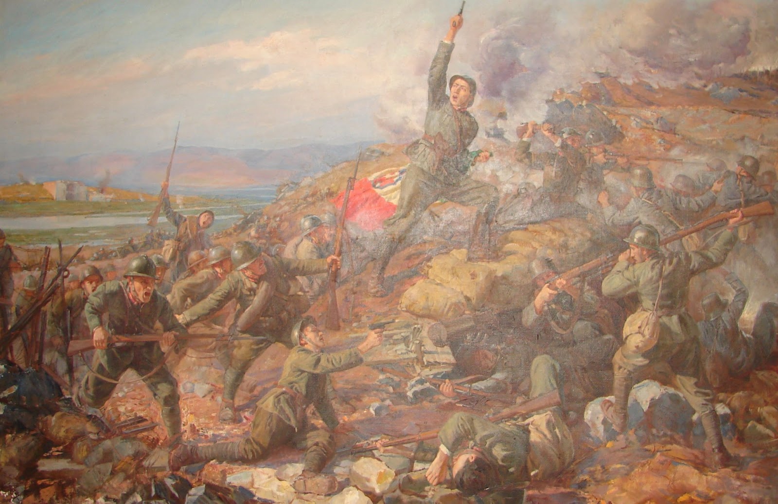 The Megalomaniac (Mwhaha): WW1 Italian paintings - enhanced